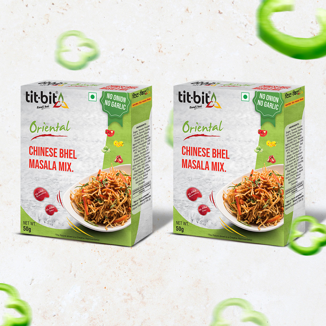 Tit-Bit ORIENTAL-[No Onion No Garlic] Chinese Bhel Masala-50 gm (Pack ...